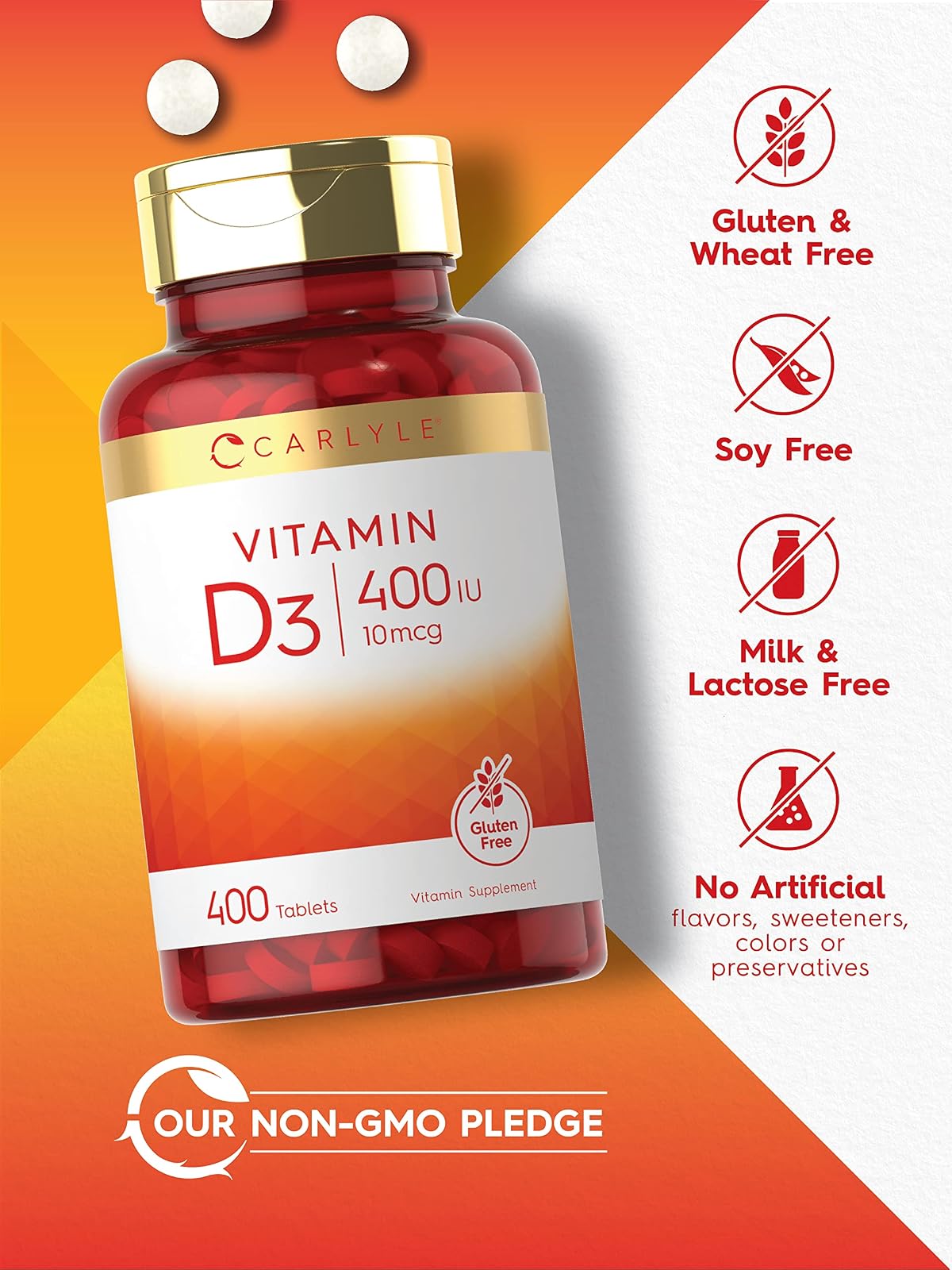 Carlyle vitamin D3 supports mood balance