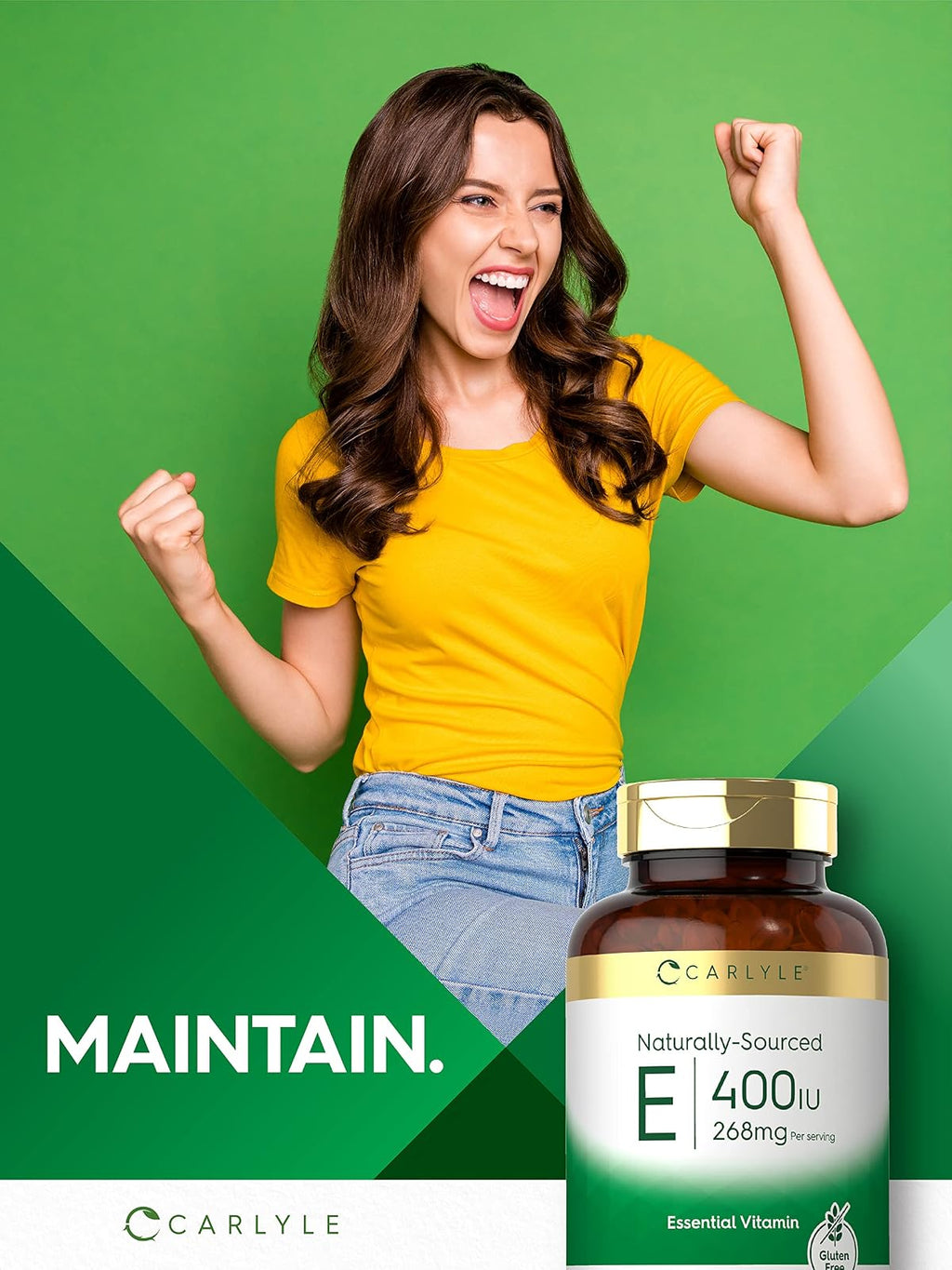 Carlyle Vitamin E softgels for overall wellness