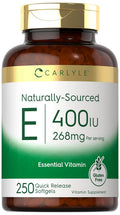 Carlyle Vitamin E softgels for skin health