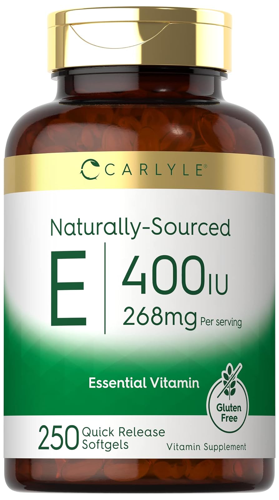 Carlyle Vitamin E softgels for skin health