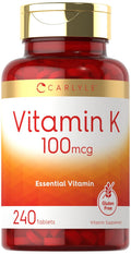 Carlyle Vitamin K 100 mcg tablets