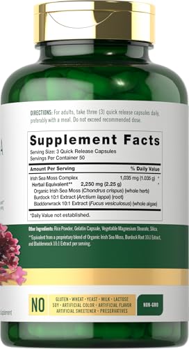 Carlyle vitamin supplements with bladderwrack