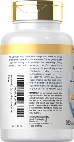 Carlyle vitamins for vision support
