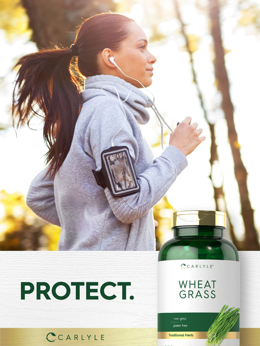 Carlyle wheat grass for immune support