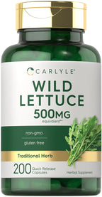Carlyle wild lettuce extract capsules