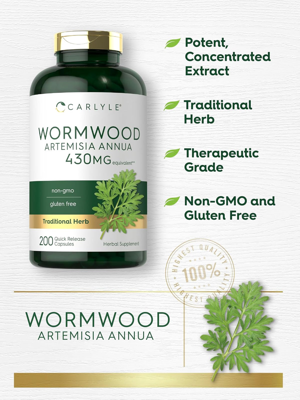 Carlyle Wormwood for digestion