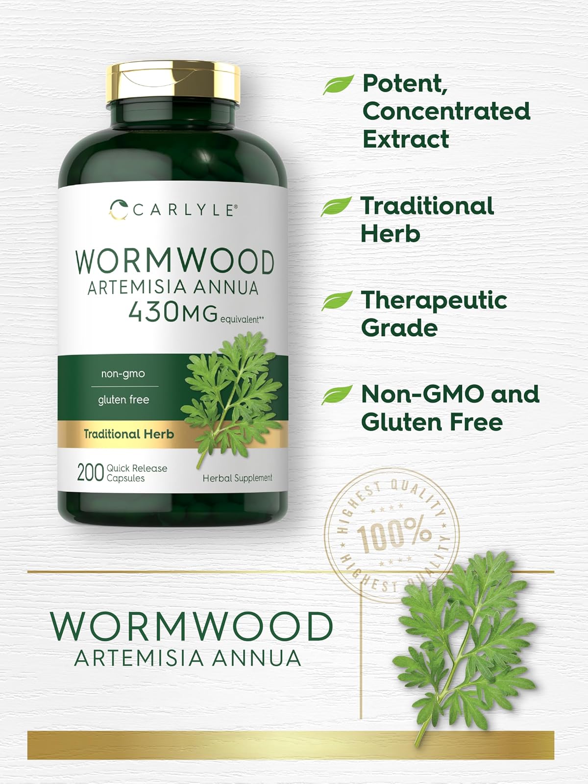 Carlyle Wormwood for digestion