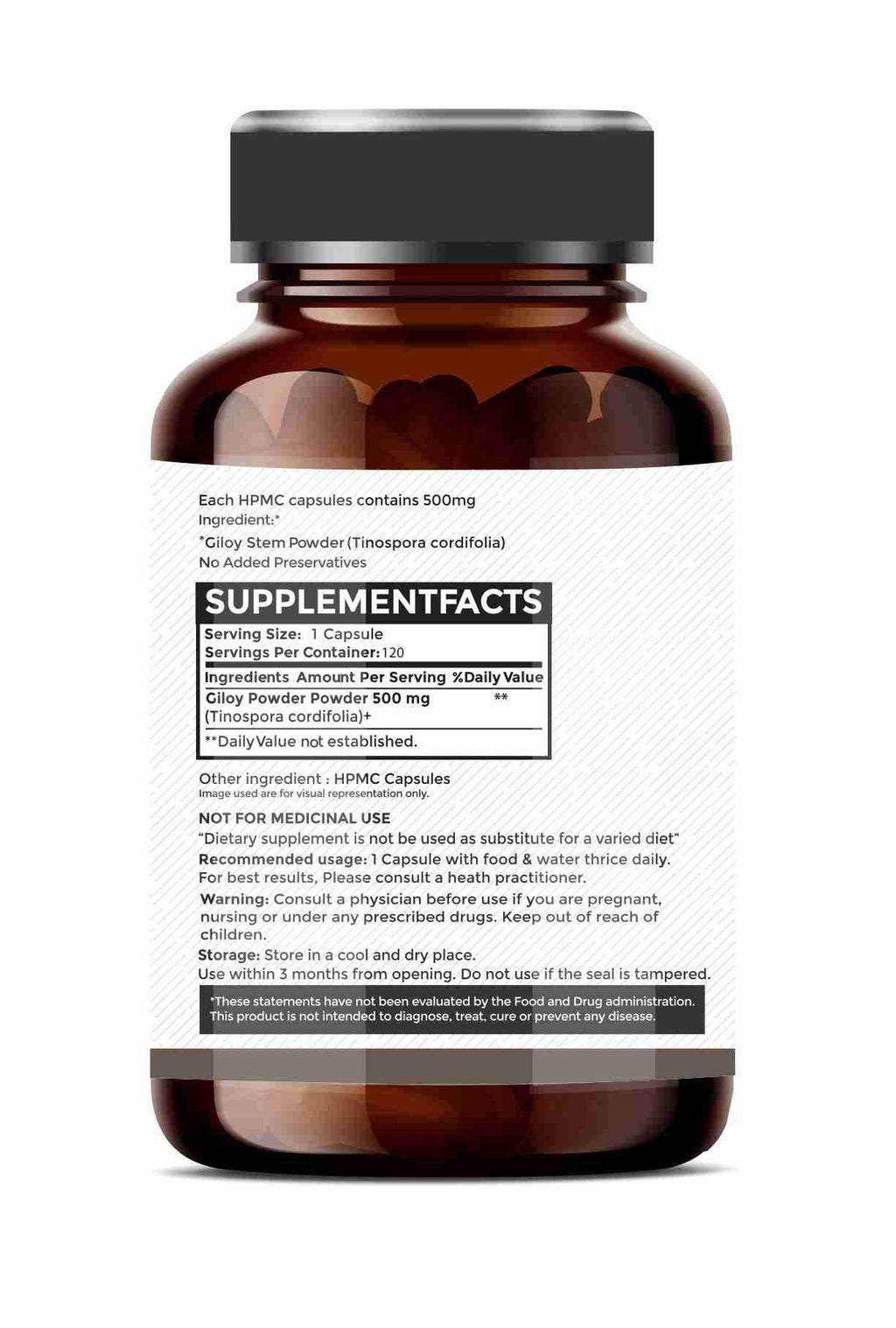 CARMEL ORGANICS giloy capsules Canada