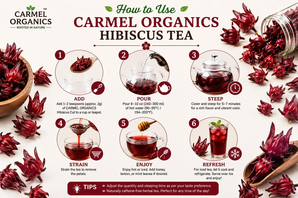 CARMEL ORGANICS herbal tea for wellness