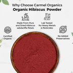 Carmel Organics hibiscus powder for herbal infusions