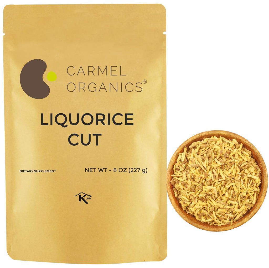 Carmel Organics licorice root cut