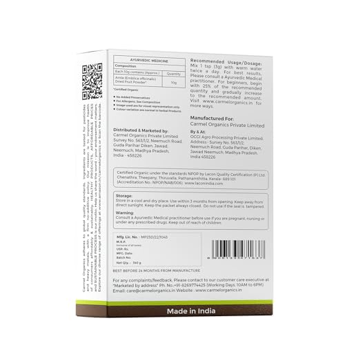 CARMEL ORGANICS natural health supplement