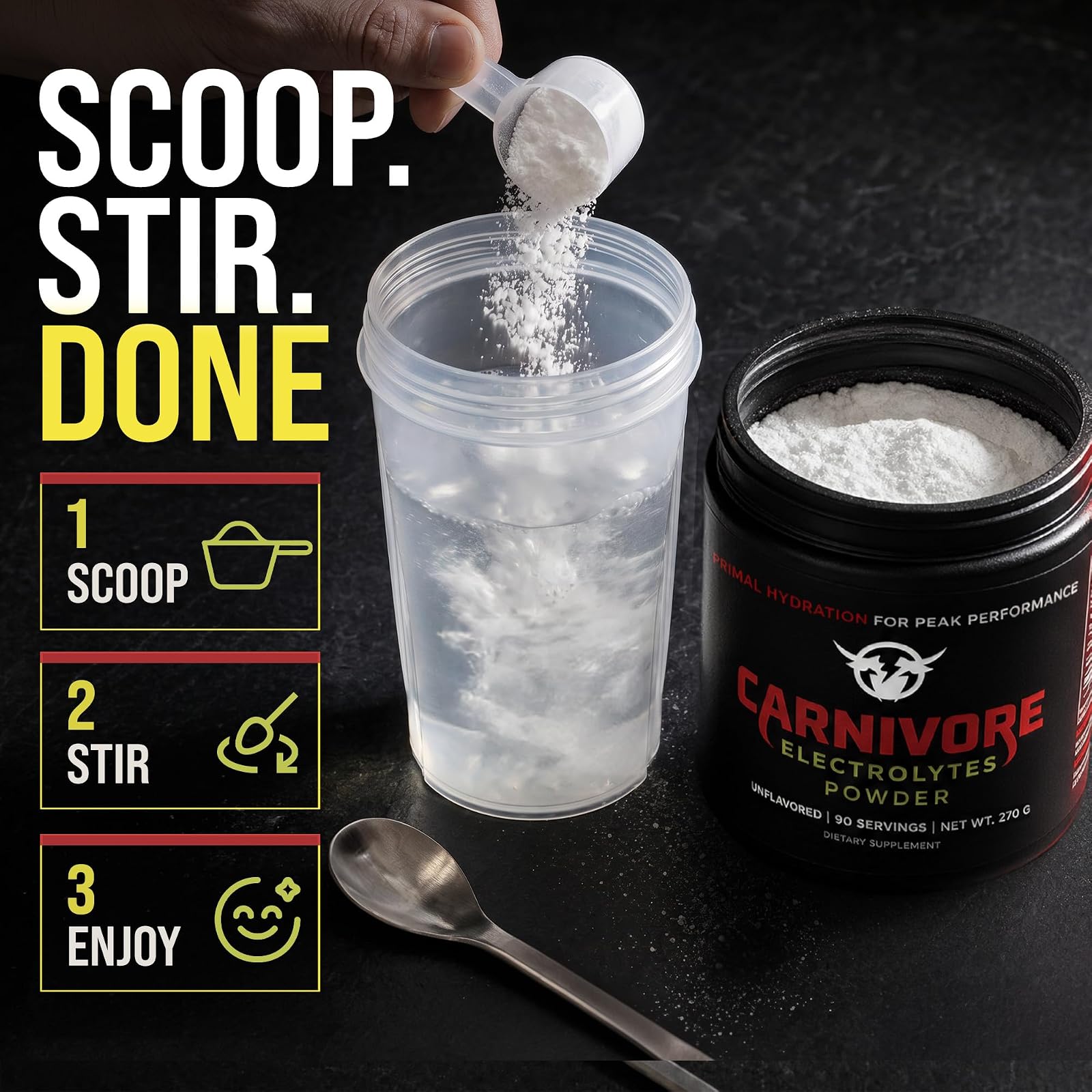 Carnivore electrolyte tablets for energy