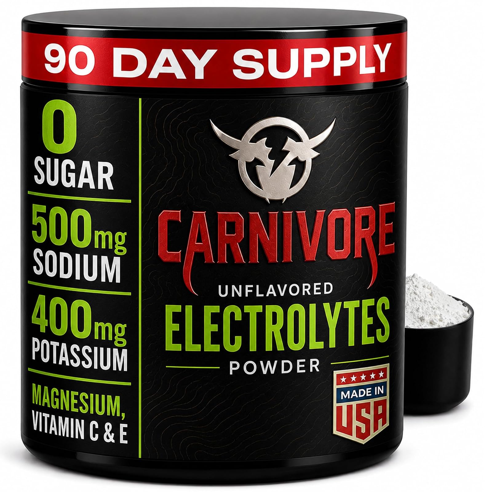 Carnivore electrolytes unflavored powder