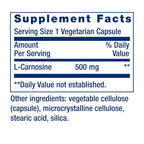 Carnosine supplement for active lifestyles