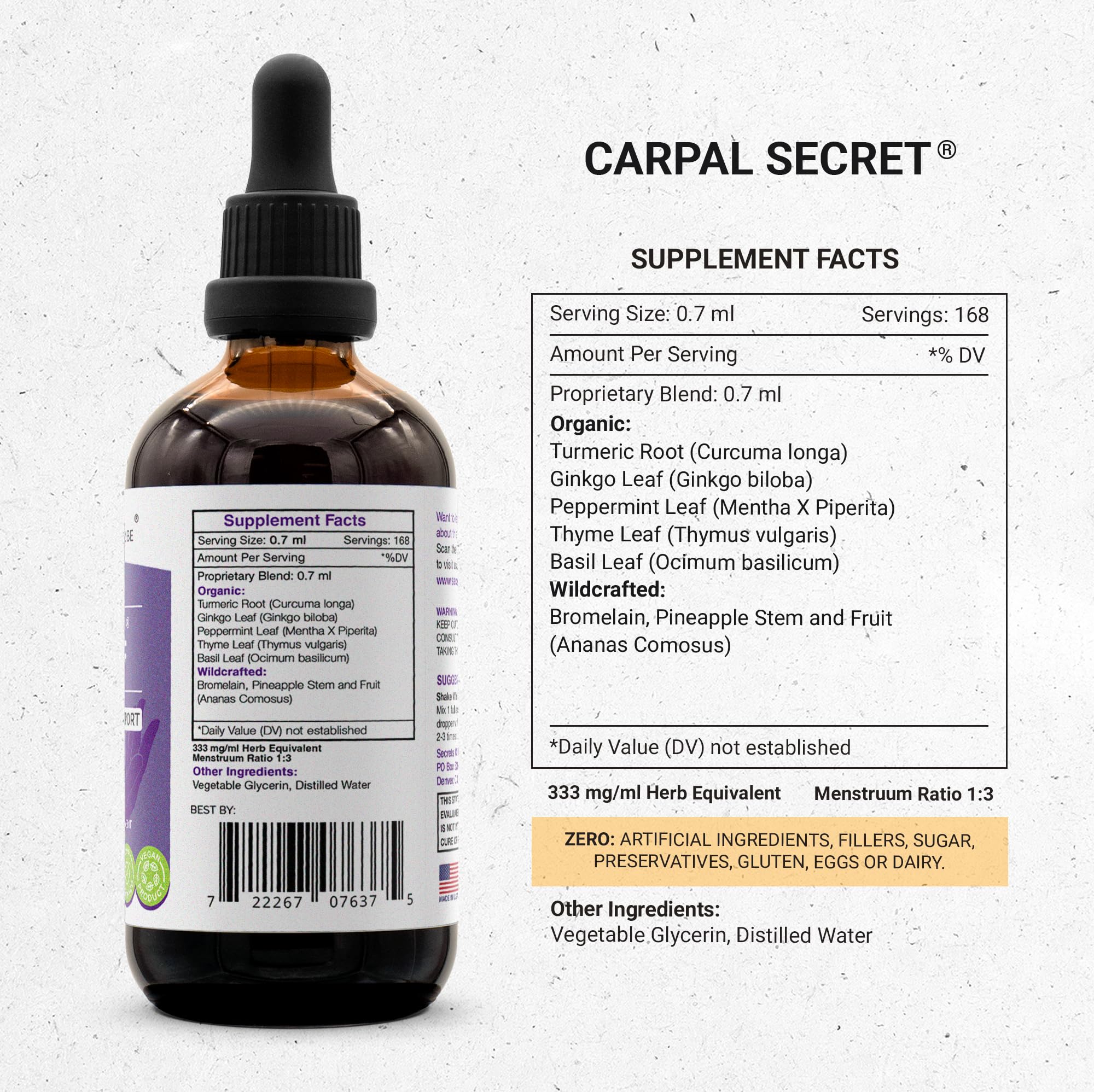 carpal tunnel herbal drops benefits