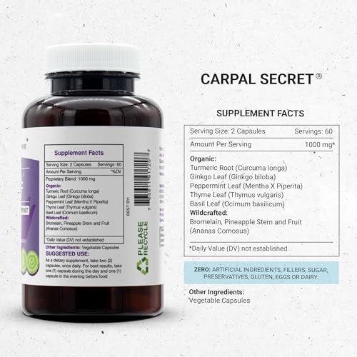 carpal tunnel support supplement formula