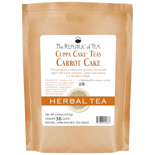 Carrot cake herbal tea bags