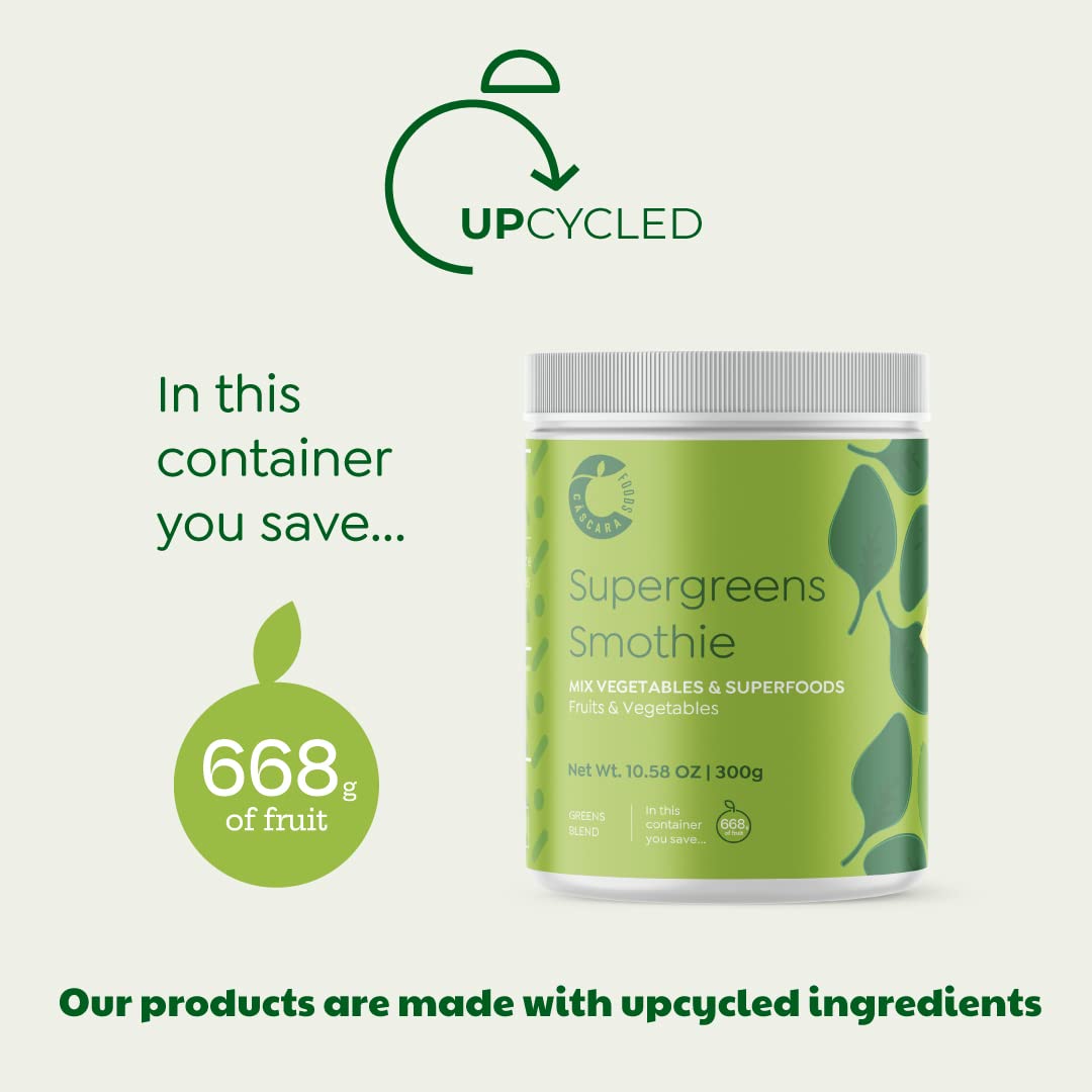 Cáscara Foods SuperGreens for juices