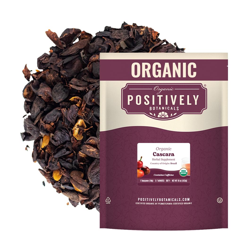 Cascara herbal tea for digestion