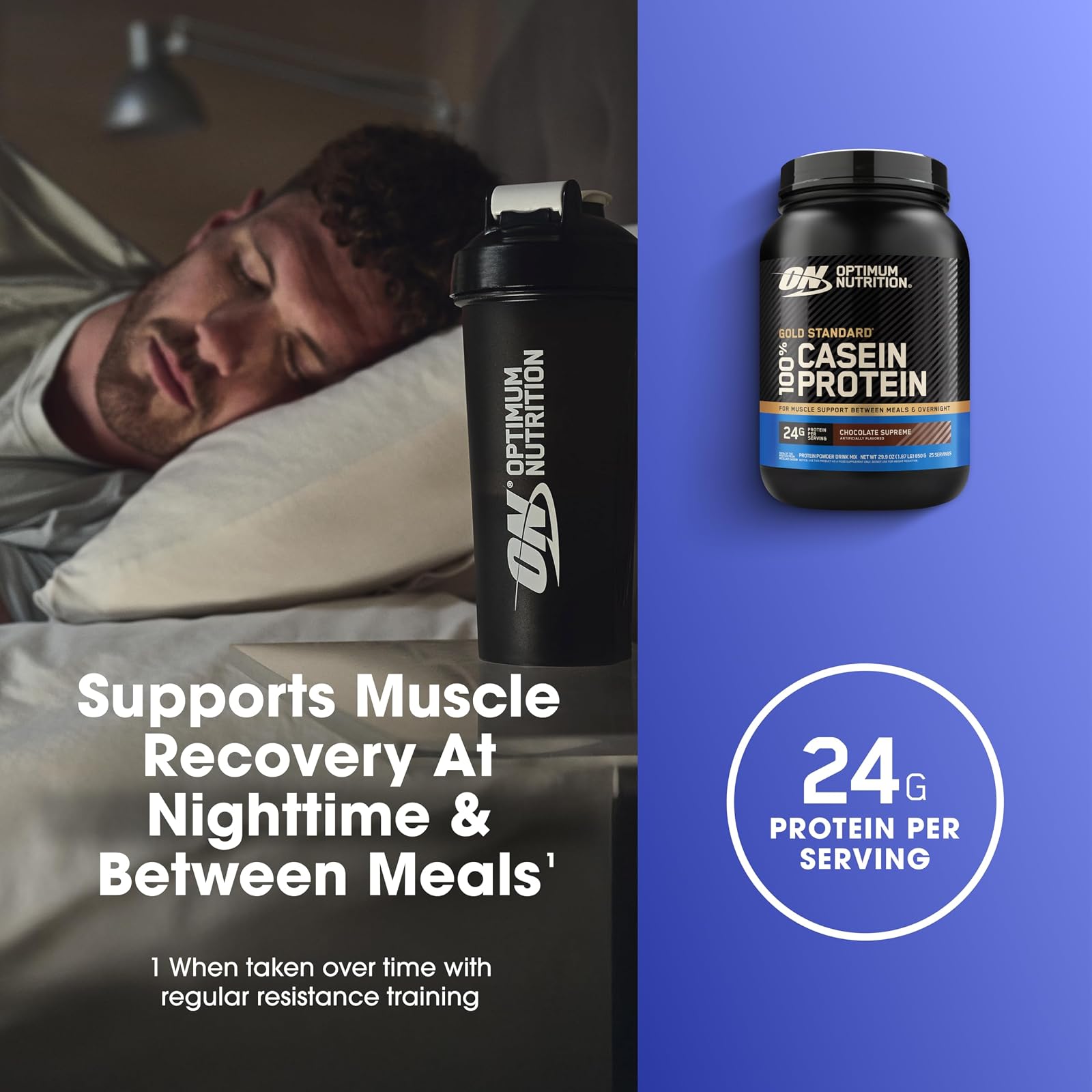 casein protein for overnight muscle support