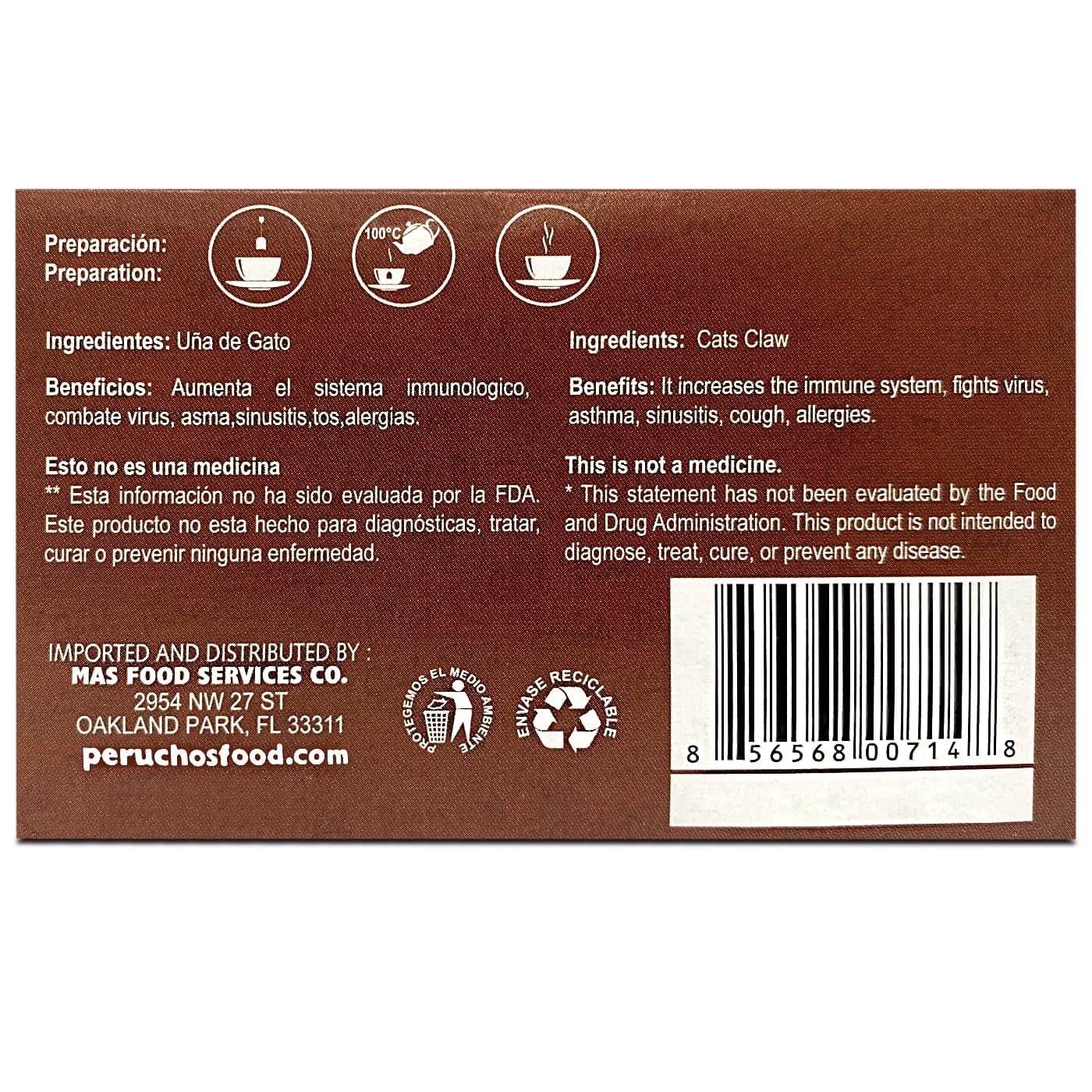 Cat's Claw tea for digestive health