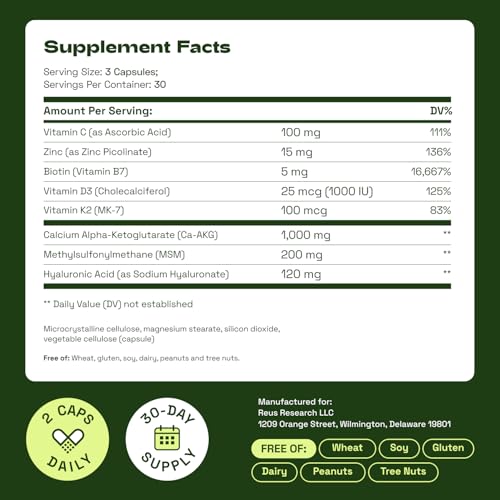 Cata-Kor capsules for healthy appearance