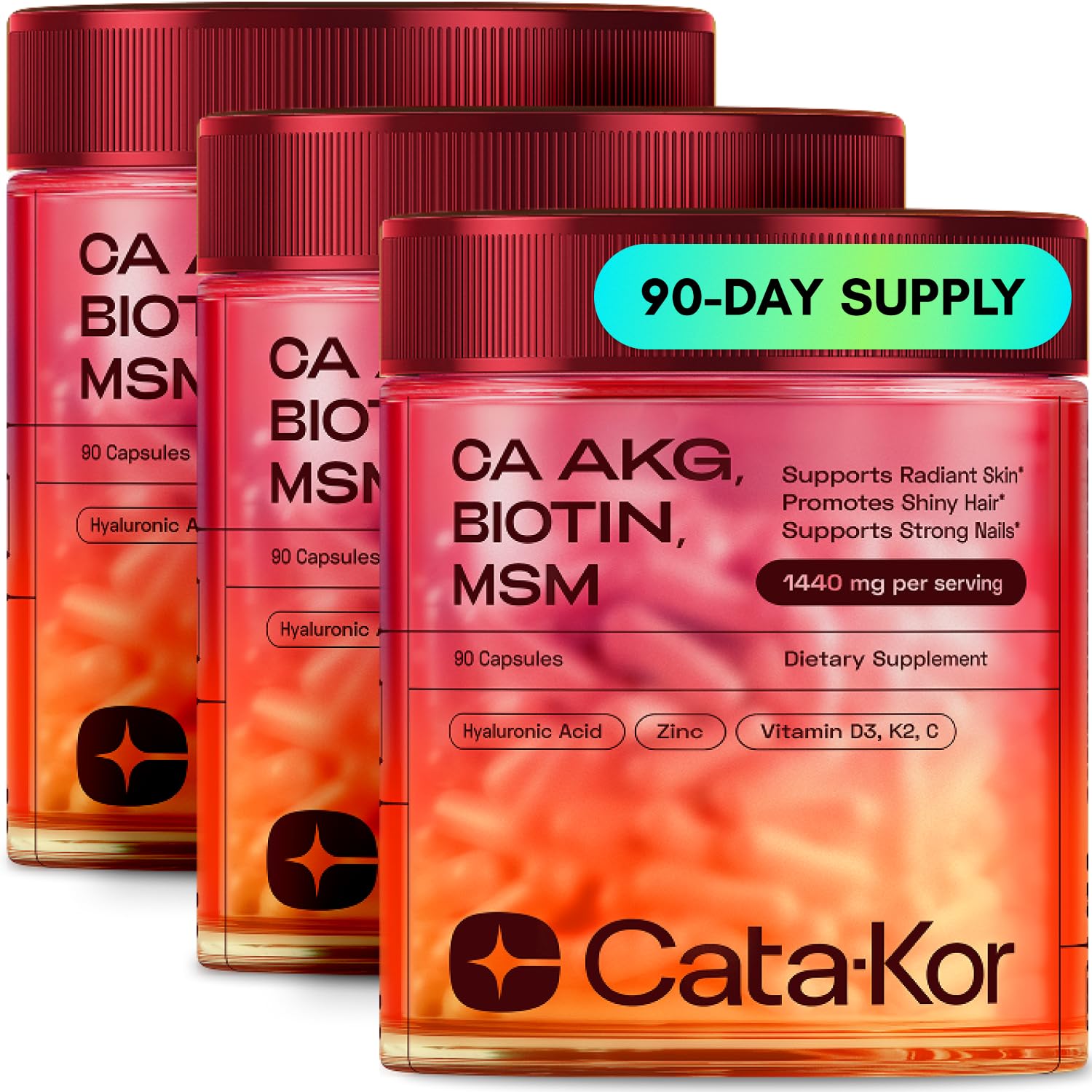 Cata-Kor hair growth vitamins
