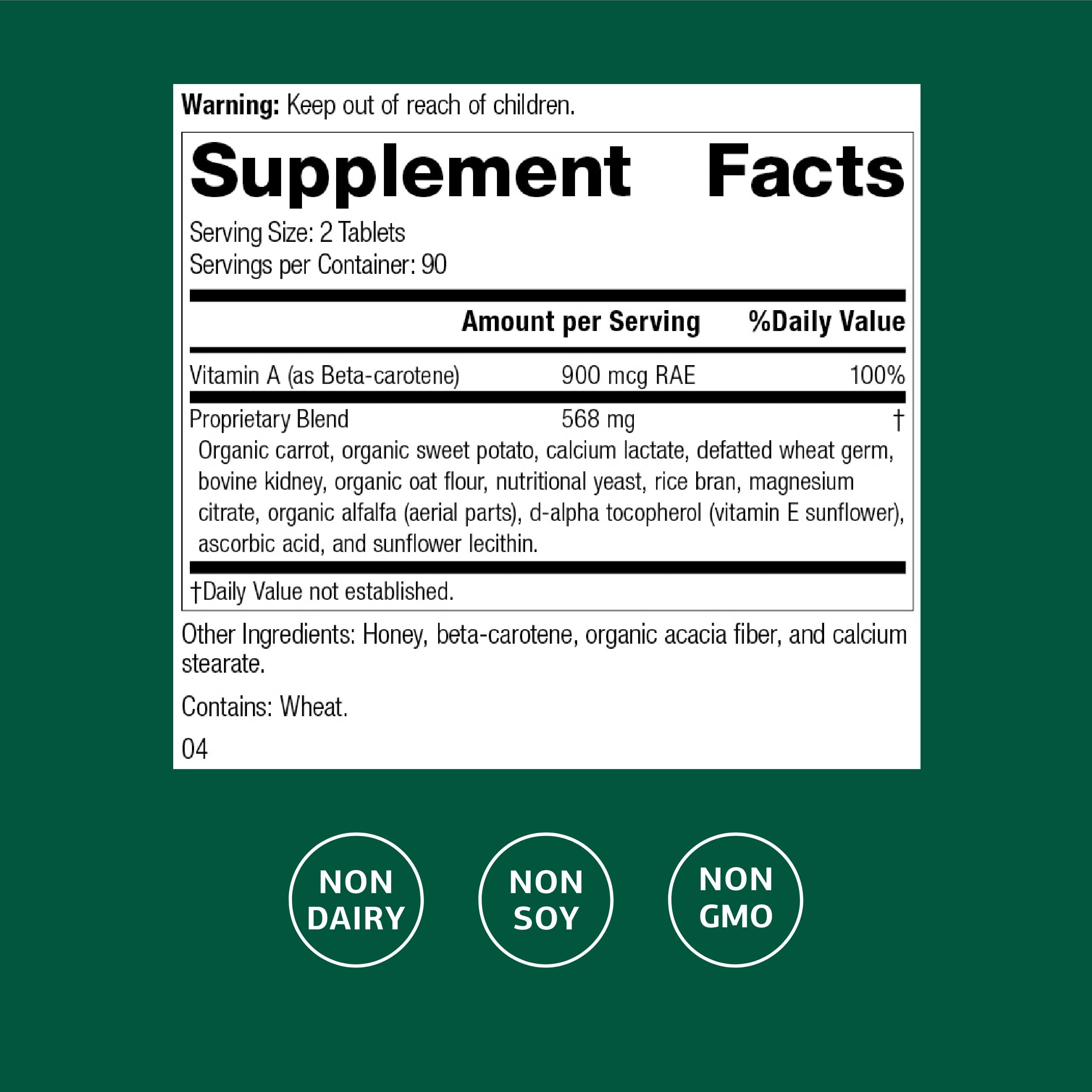 Cataplex A for mucous membrane support