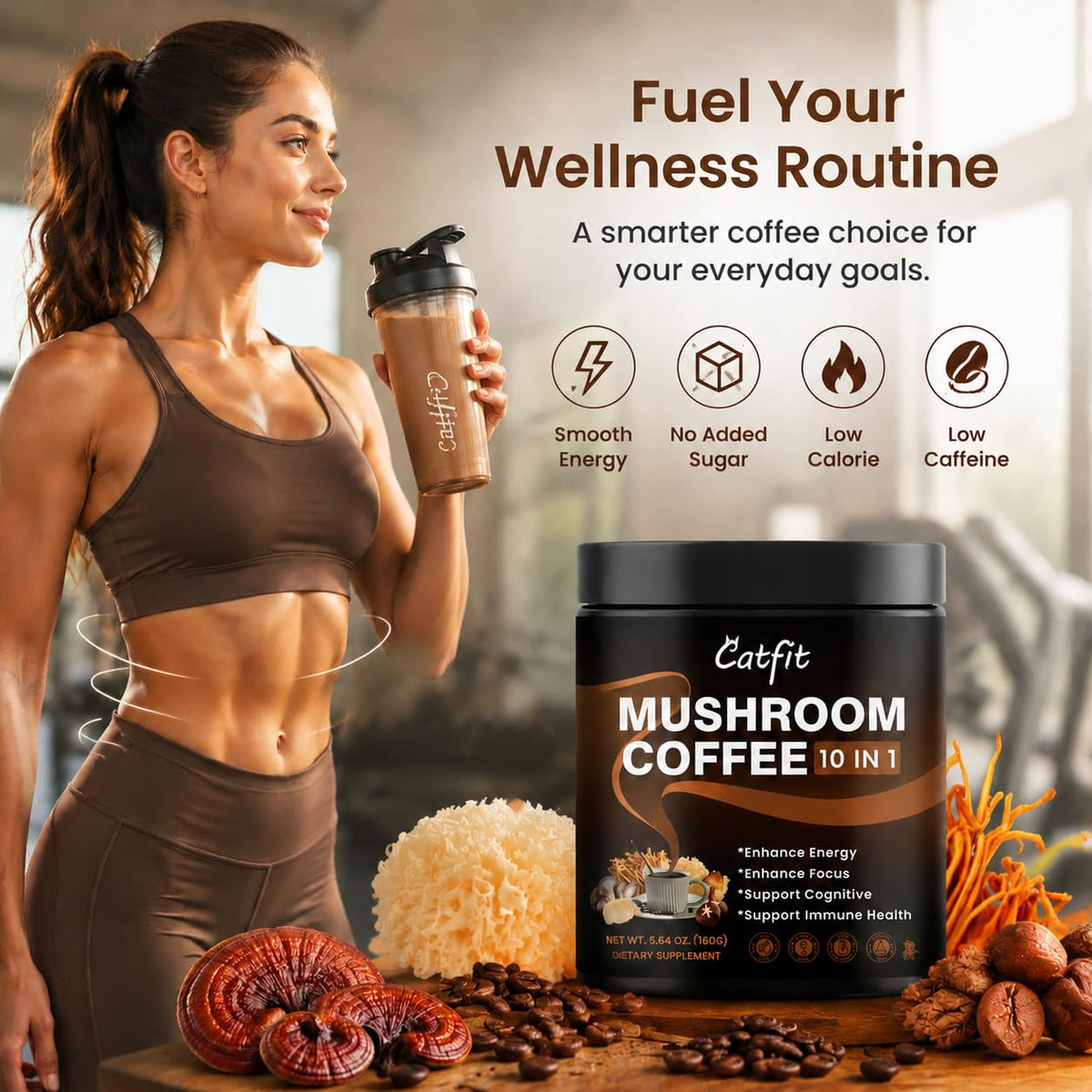 Catfit instant coffee for energy