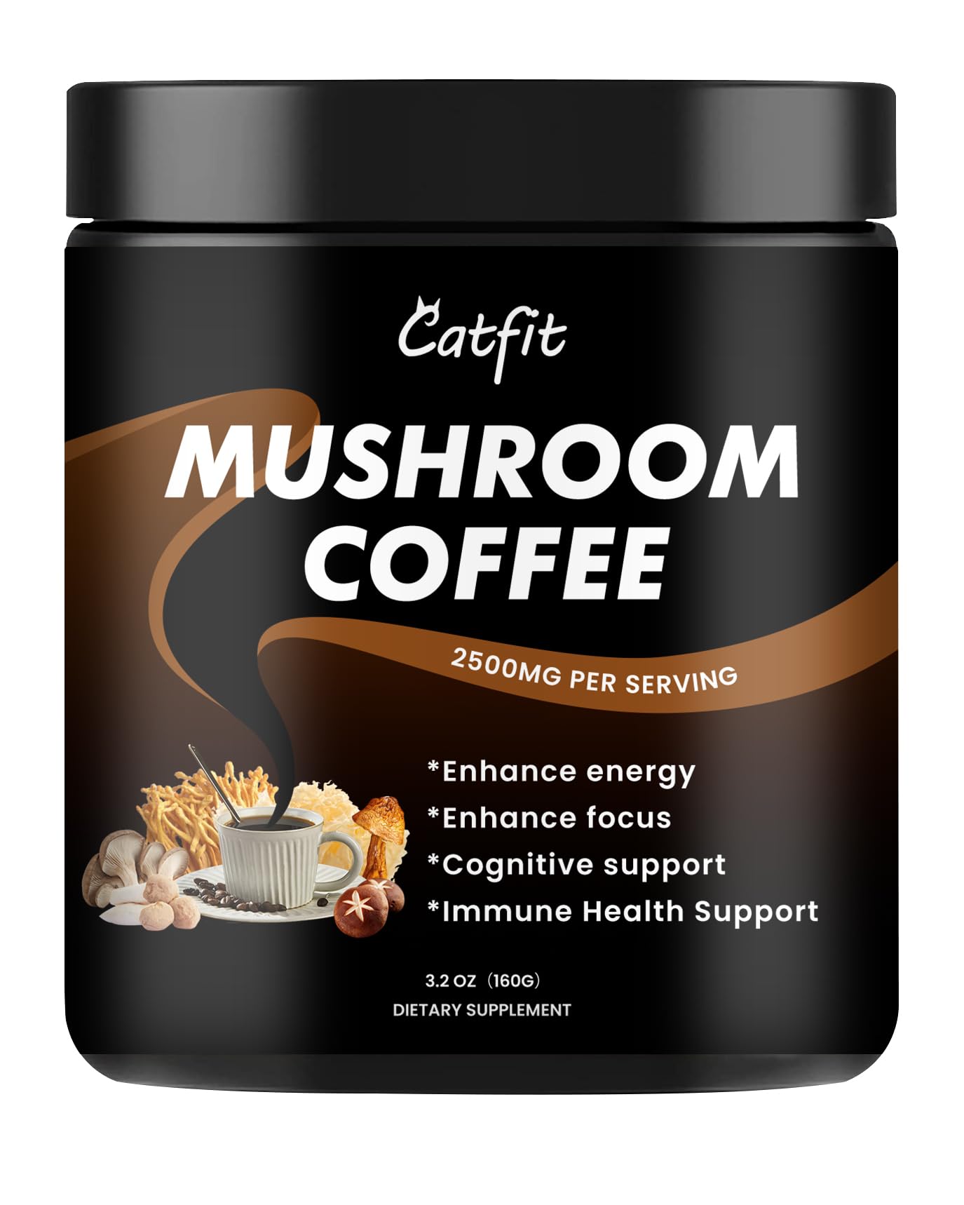 Catfit Mushroom Coffee for energy boost