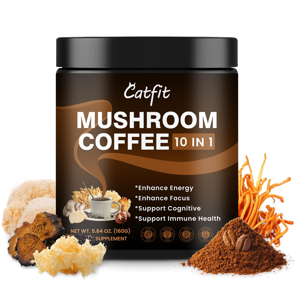Catfit mushroom coffee for energy