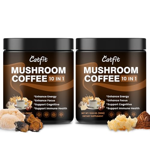 Catfit mushroom coffee instant blend