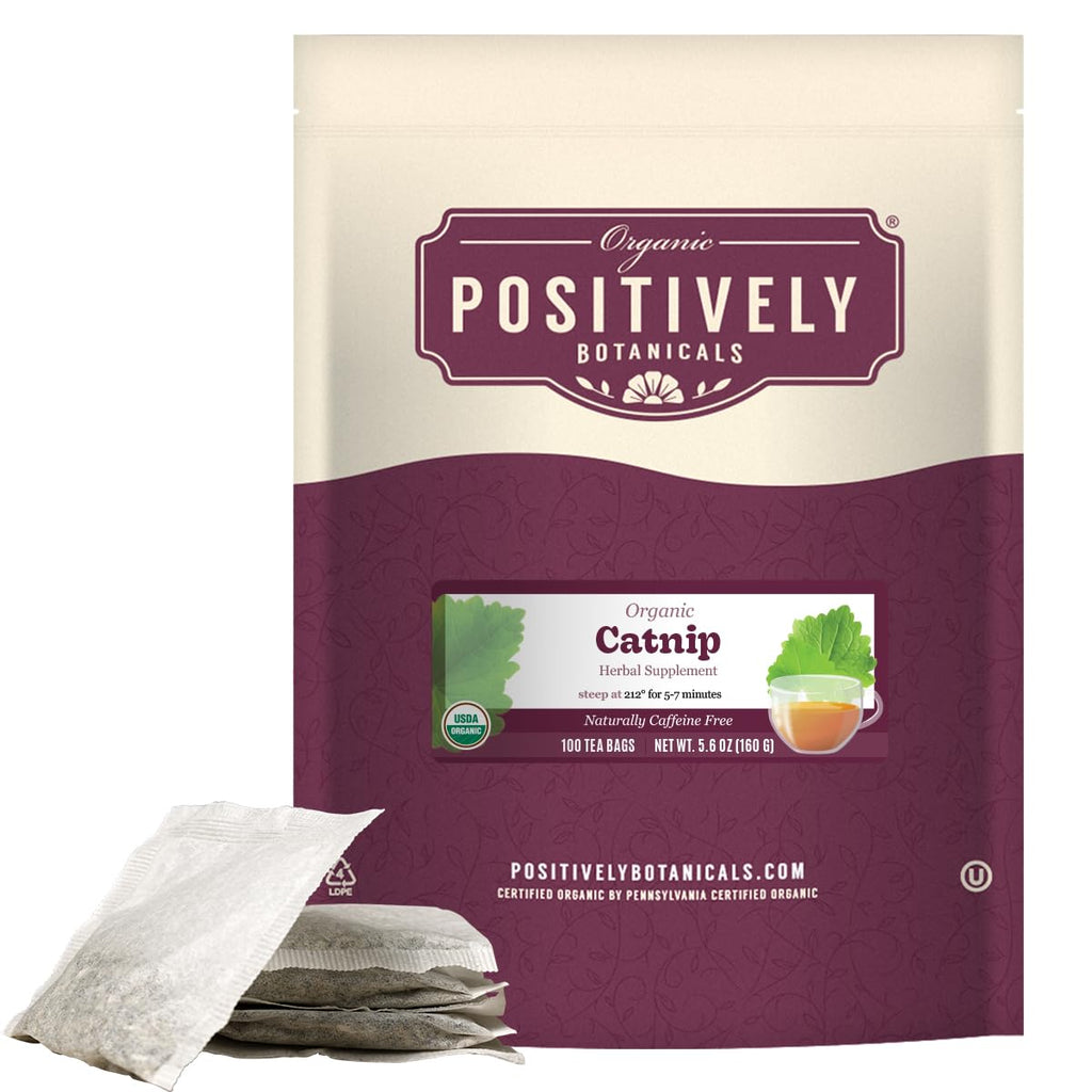 catnip herbal tea bags for relaxation