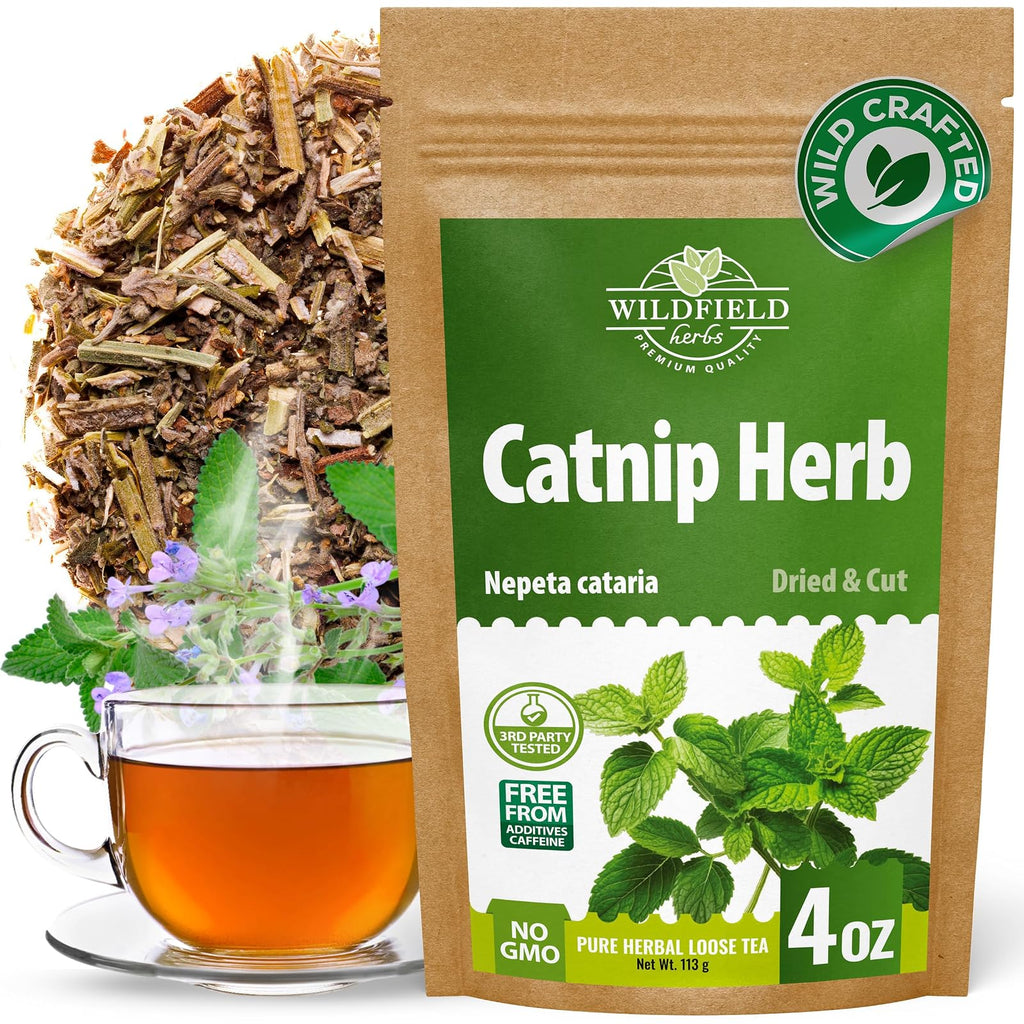 catnip herbal tea for relaxation
