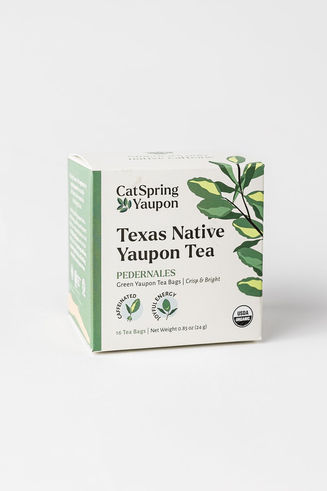 CatSpring Yaupon green yaupon tea bags