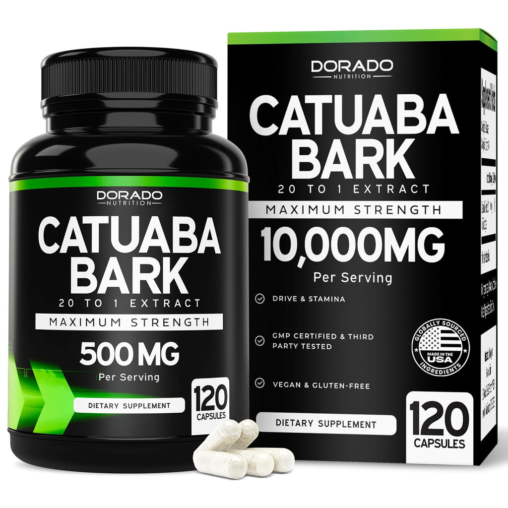 Catuaba Bark Extract capsules for vitality