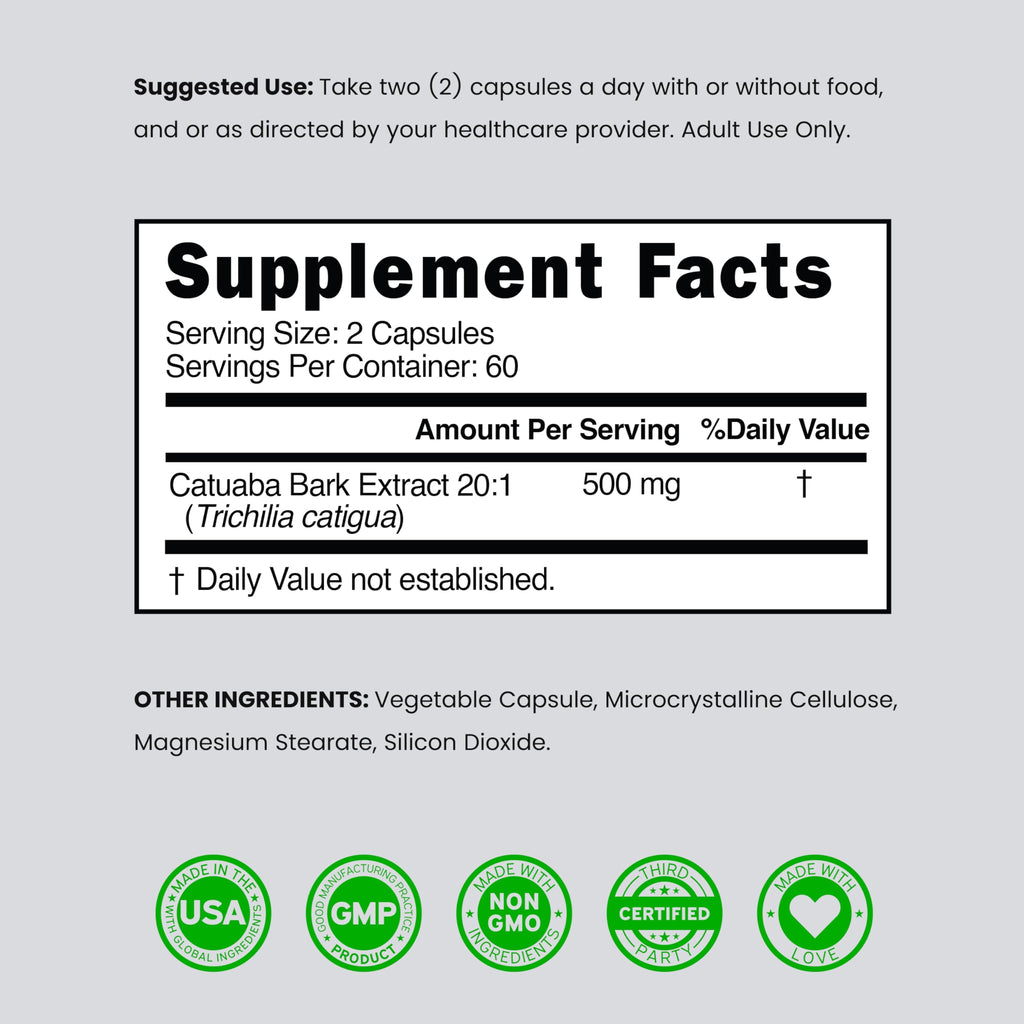 Catuaba Bark for overall wellness