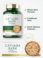 Catuaba bark for vitality support