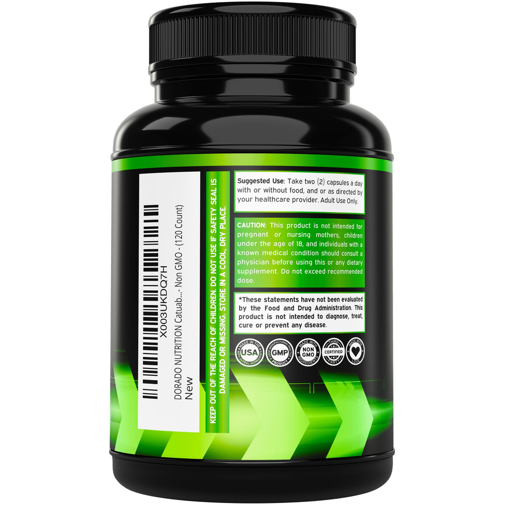 Catuaba extract for drive enhancement
