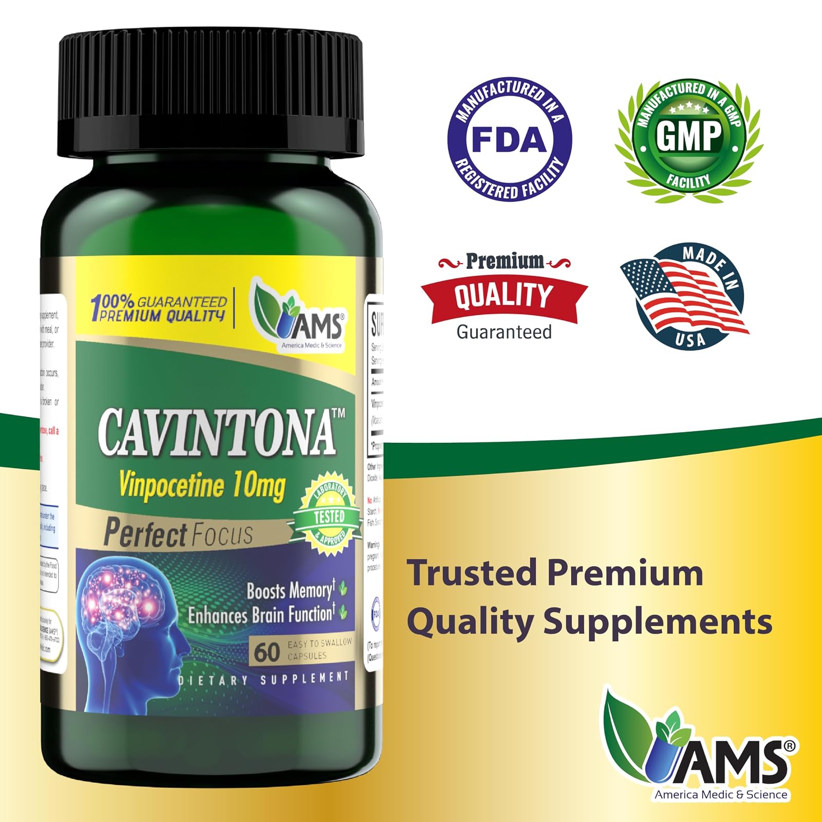 Cavintona capsules boost cognitive function