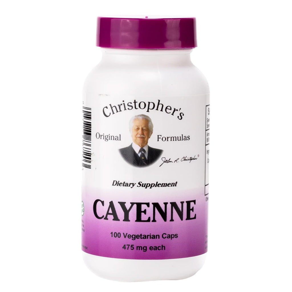 Cayenne 450 mg herbal capsules