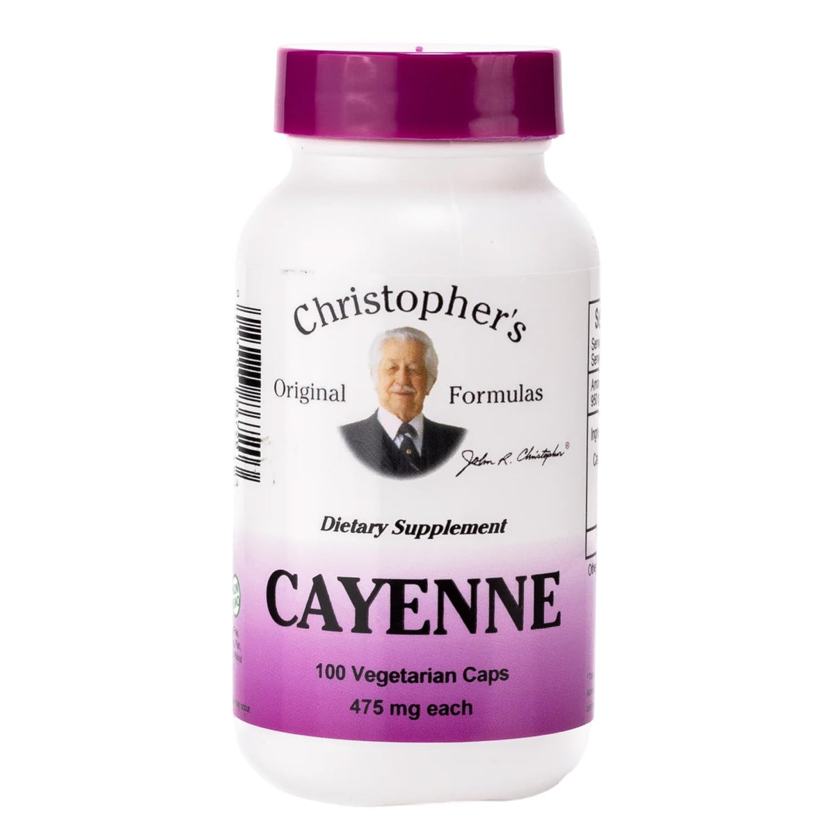 Cayenne 450 mg herbal capsules
