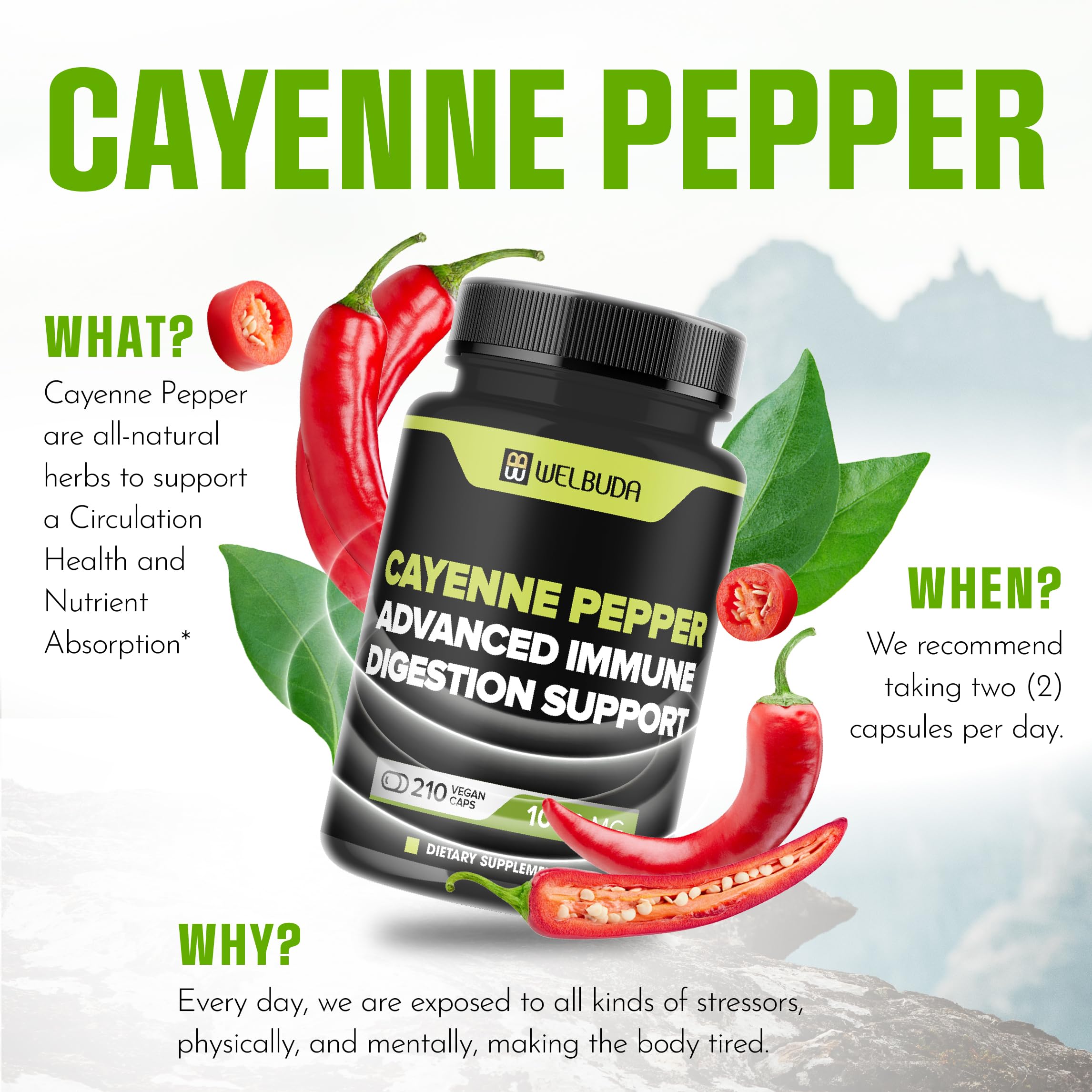 cayenne and olive leaf for immunity