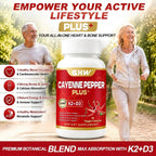 Cayenne capsules for enhanced circulation