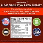 Cayenne capsules for improved blood flow
