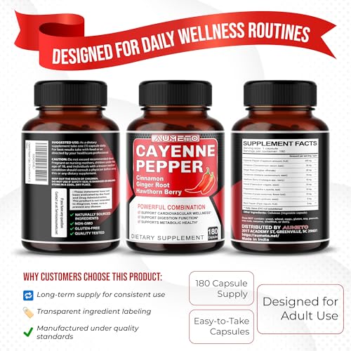 cayenne capsules for natural relief