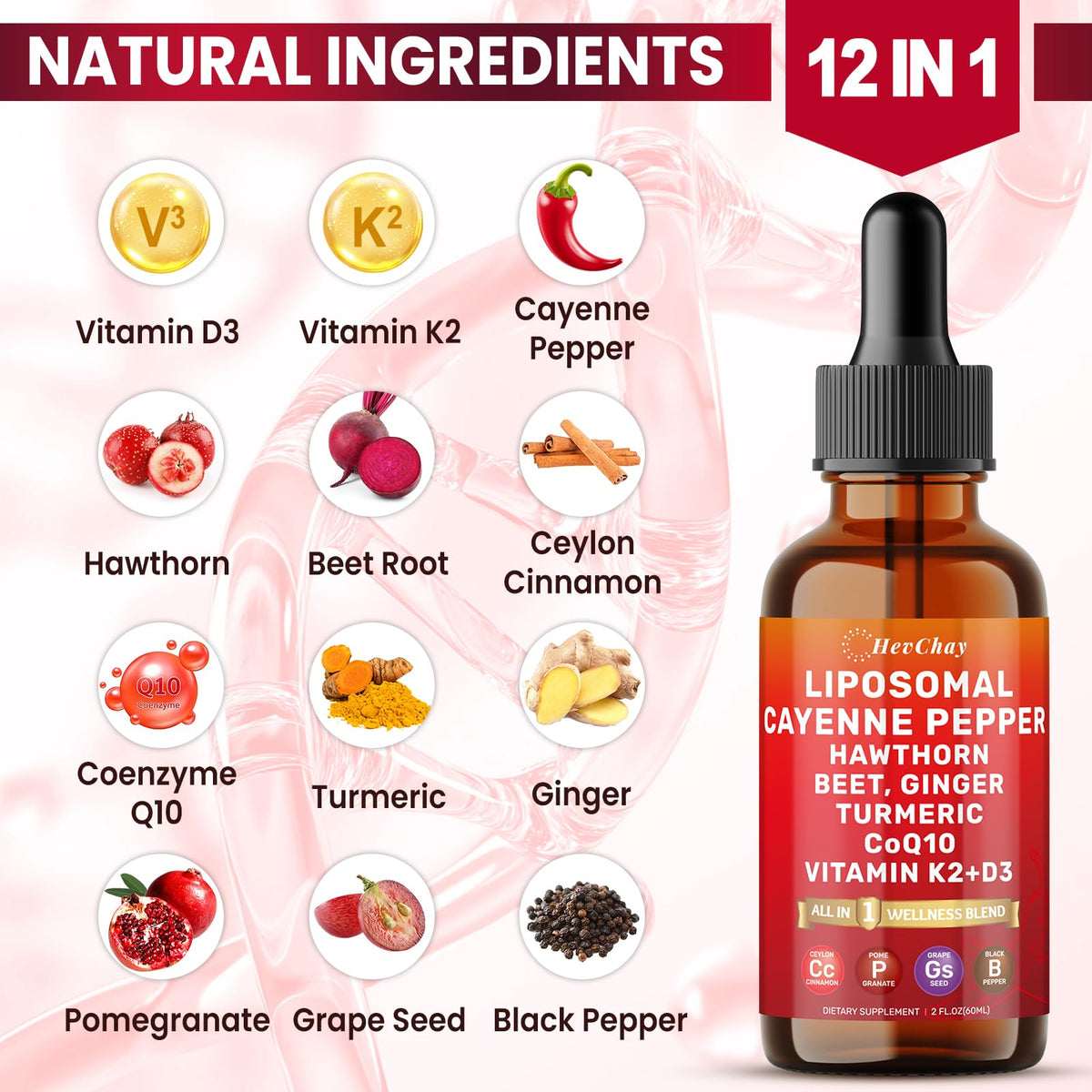 Cayenne drops for digestive support