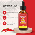 Cayenne drops for enhanced metabolism