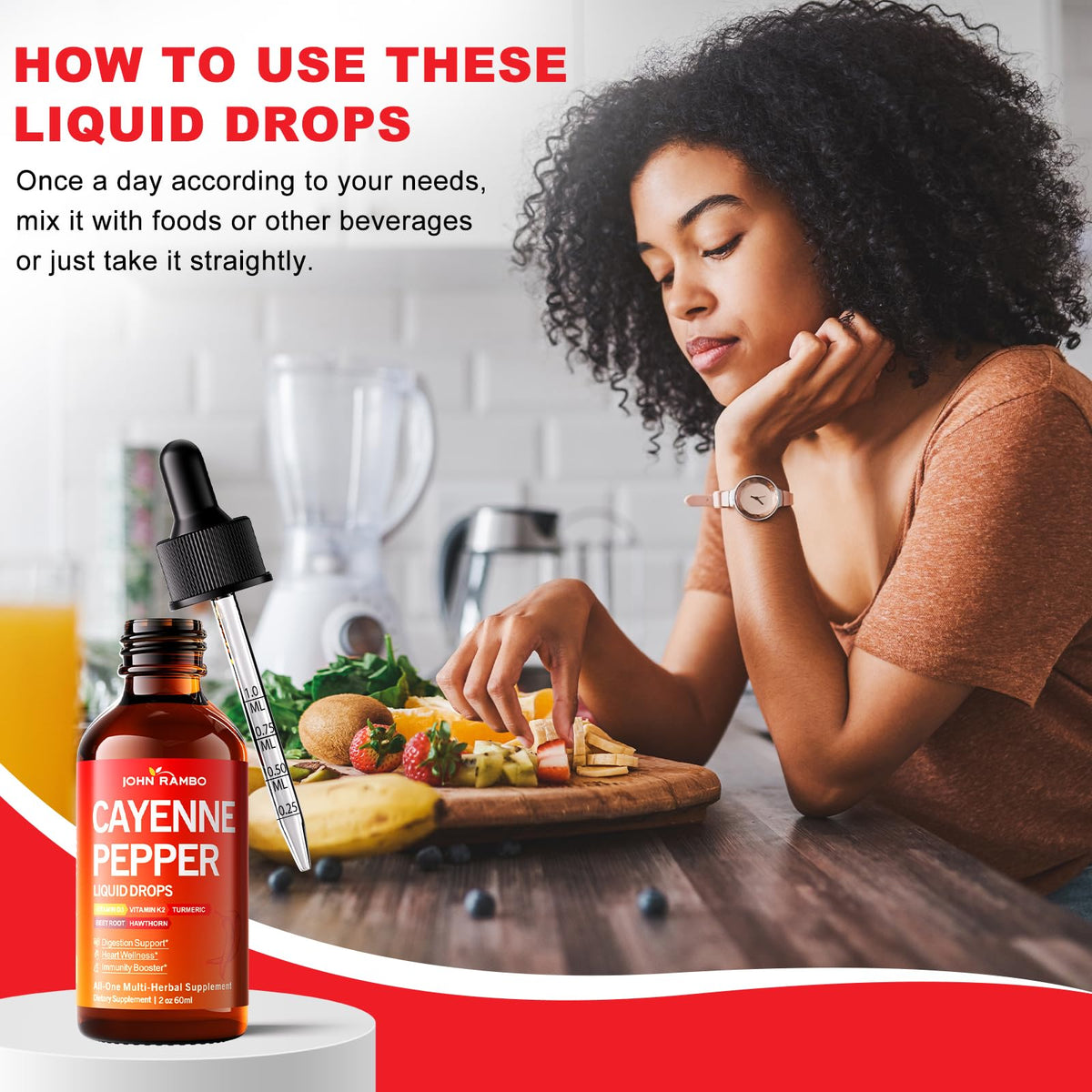 Cayenne drops for immune support